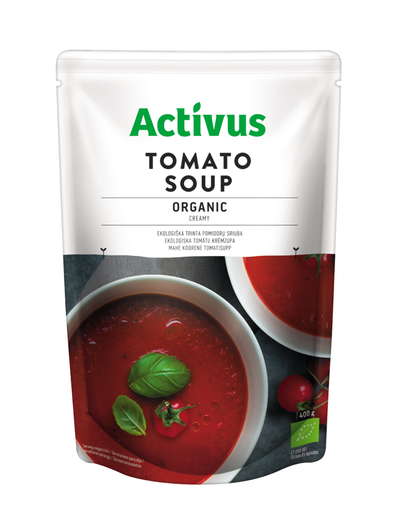 ACTIVUS Ekologiška trinta pomidorų sriuba - Activus